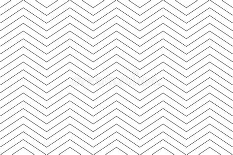 Zigzag Thin Ine Seamless Pattern Black Horizontal Zig Zag Vintage Lines Geometric Repeating