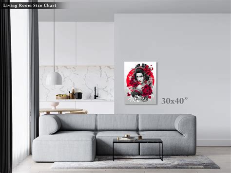 Japanese Geisha Wall Art Canvas Ben