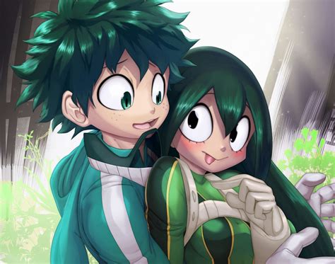 Tsuyu Y Izuku Razones Para Shipperlos Imagenes Dibujos Anime De Amor