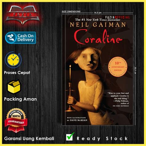 Jual Coraline 10th Anniversary Edition By Neil Gaiman English