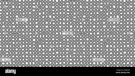 Hand Drawn Square Grid Seamless Pattern Handdrawn Irregular Checks
