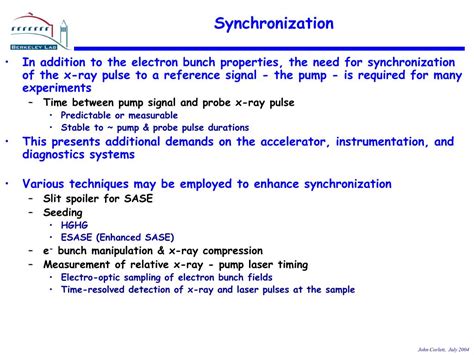 ppt overview of laser timing and synchronization issues powerpoint