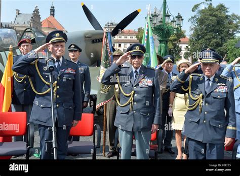A Life Size Model Of Spitfire A Legendary Fighter Plane And A Symbol