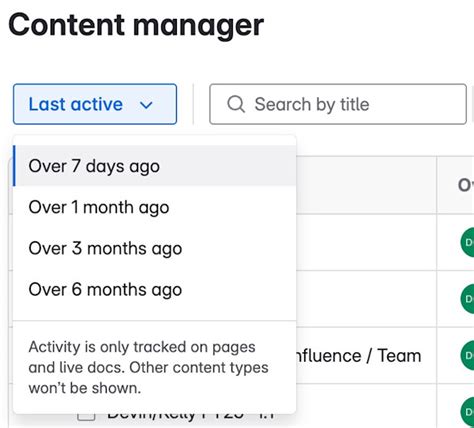 Clean Up A Space With The Content Manager Confluence Cloud