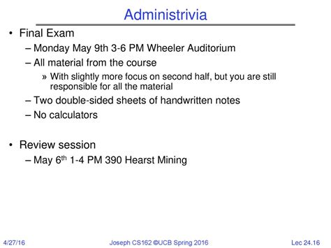 CS162 Operating Systems And Systems Programming Lecture 24 Security Ppt Download