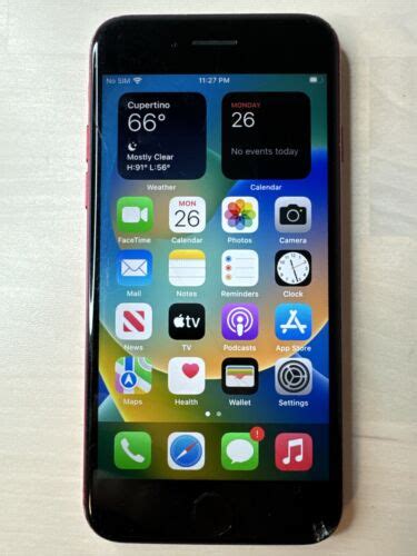 Apple Iphone Se 2nd Gen 64gb Product Red Unlocked Ebay