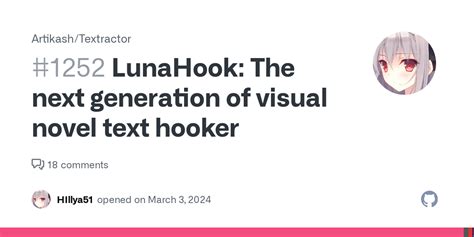 Lunahook The Next Generation Of Visual Novel Text Hooker · Issue 1252