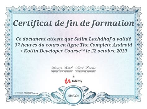 Android Kotlin Salim Lachdhaf