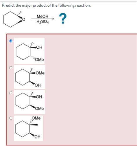 Solved Predict the major product of the following reaction. | Chegg.com