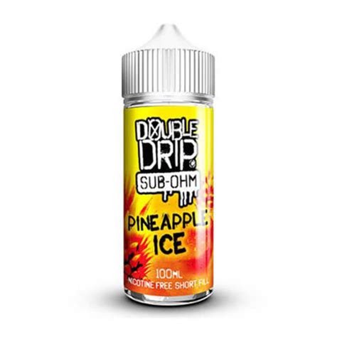 Double Drip Pineapple Ice100ml Eliquid Vaping Vapestreams