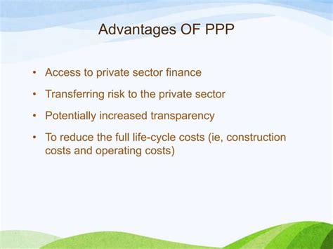 Private Public Partnership Ppp PPTX
