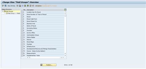 Relml10002 Sap Tcode L1 Field Groups