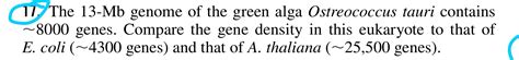 Solved The 13 Mb ﻿genome Of The Green Alga Ostreococcus