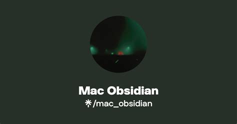 Mac Obsidian Twitter Instagram Linktree