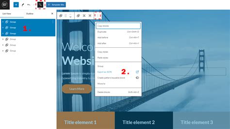 How To Exportimport Wordpress Gutenberg Blocks Starter Templates For Wp