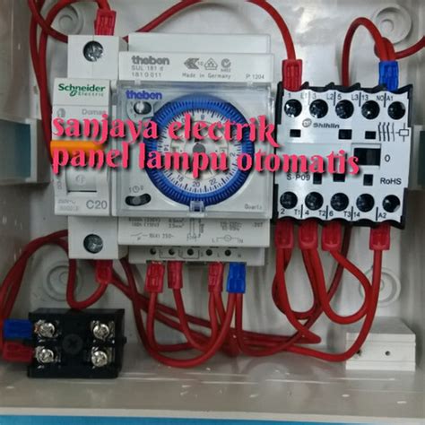Jual Panel Otomatis Lampu Taman Panel Penerangan Lampu Panel Timer