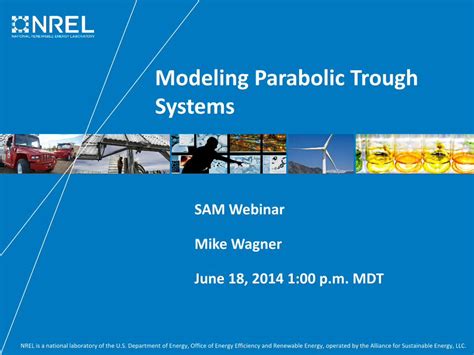 Pdf Modeling Parabolic Trough Systems System Advisor Parabolic