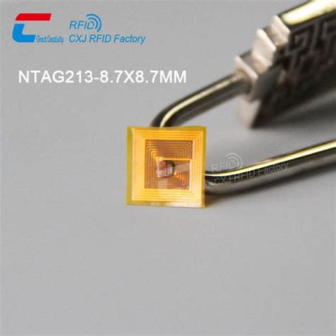 Mm Square NTAG NFC Tags FPC Tiny RFID Wet Inlay