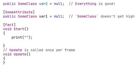 highlight incorrectly after attribute declaration · issue 142 · emacs