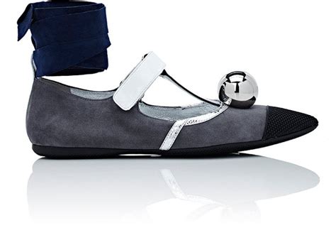 Prada Dome Embellished Ballerina Flats 890 Flats Every Woman