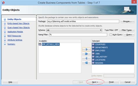 Steps To Create A Adf Fusion Web Application Using Adf Business