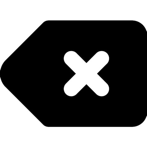Backspace Filled Icon Svg Png Free Download