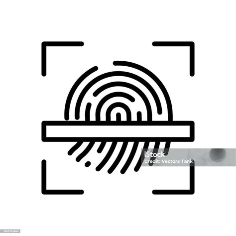 Cryptographic Signature Icon In Vector Logotype Stock Illustration