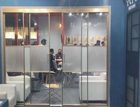 Rectangular Aluminium Acoustic Slim Profile Partition Thickness 12