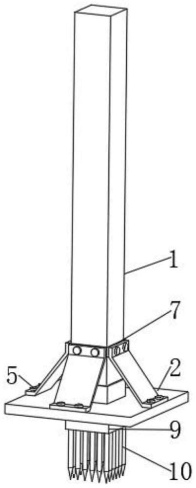 一种钢结构柱的底部安装套件的制作方法