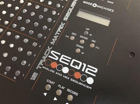 Mode Machines Seq12 12 Track Midi Matrix Sequencer Synthtopia