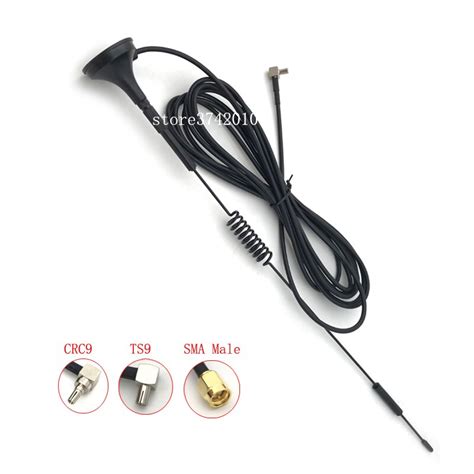 700 2700mhz 12dbi 2g 3g 4g Lte Magnetic Antenna Ts9 Crc9 Sma Male