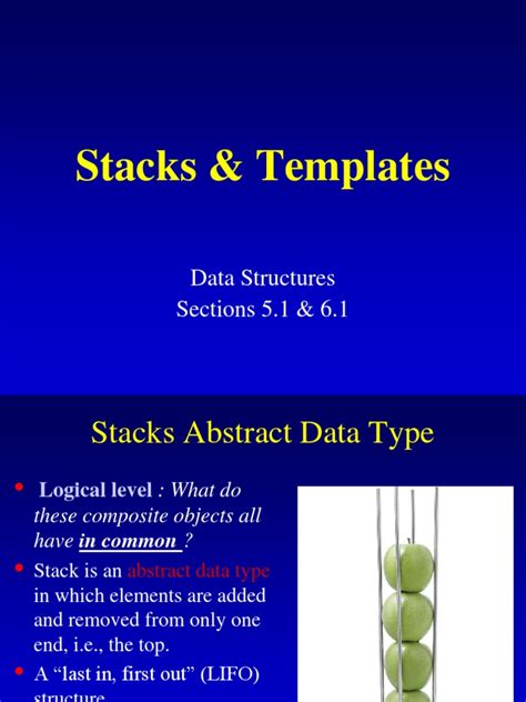 Array Based Stack Pdf Subroutine Data Type