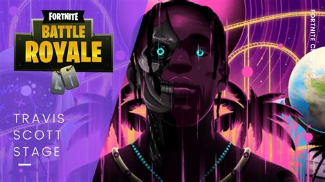Fortnite Astronomical Challenges Visit The Travis Scott Stage Youtube