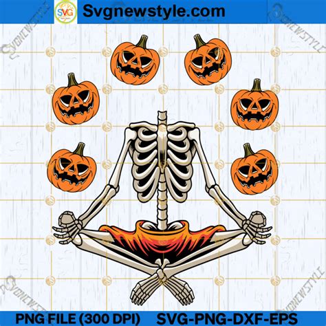 Halloween Pumpkin Skeleton Svg Spooky Pumpkin Skeleton Svg Png Dxf