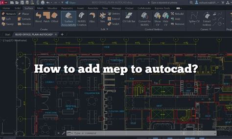 How To Add Mep To Autocad