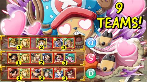 Optc Kizuna Chopper 9 Teams One Piece Treasure Cruise Youtube