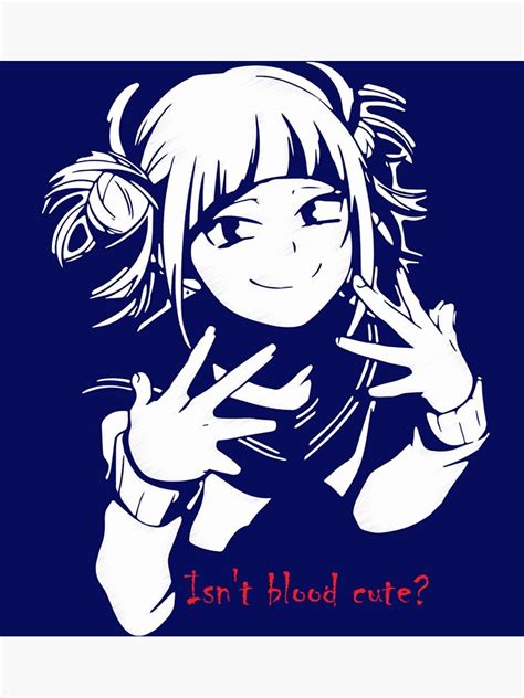 Himiko Toga Fan Art My Hero Academia Poster For Sale By Abuvodena Redbubble