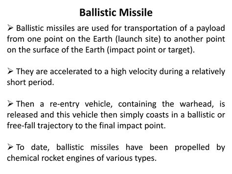 13875446 Ballistic Missile Trajectories Ppt