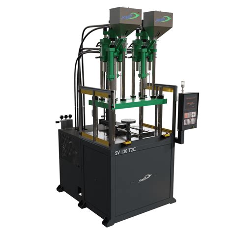 Double Color Turret Type Vertical Injection Moulding Machine 180 Ton
