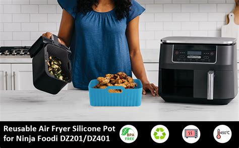2 Paquet Moule Air Fryer Accessoire Air Fryer Pour Ninja Foodi AF400EU