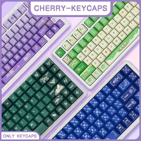 158 Tasten Original Thema Pbt Keycaps Kirsch Profil Niedlichen Anime