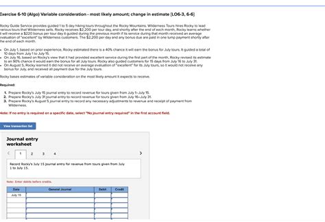 solved exercise 6 10 algo variable consideration most