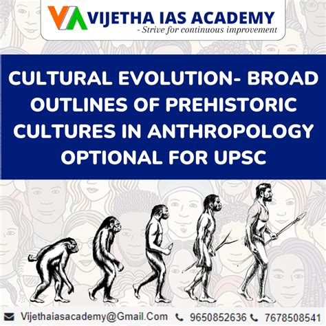 Cultural Evolution Broad Outlines Of Prehistoric Cultures In