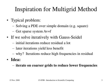 Ppt Multigrid Methods And Applications Powerpoint Presentation Free