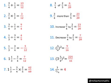 Revision Operations With Fractions Variation Theory