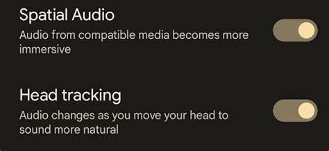 Implementation Of High Quality Spatial Audio And Head Tracking