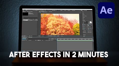After Effects Basics In Two Minutes Youtube