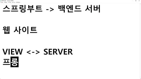 24 12 07 스프링부트 기초 28강 스프링부트를 배우는 이유와 지금의 개발 패러다임에 대한 설명 youtube