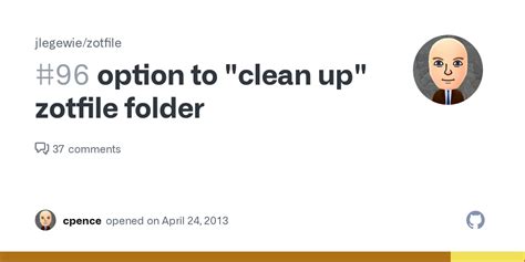 Option To Clean Up Zotfile Folder Issue Jlegewie Zotfile Github