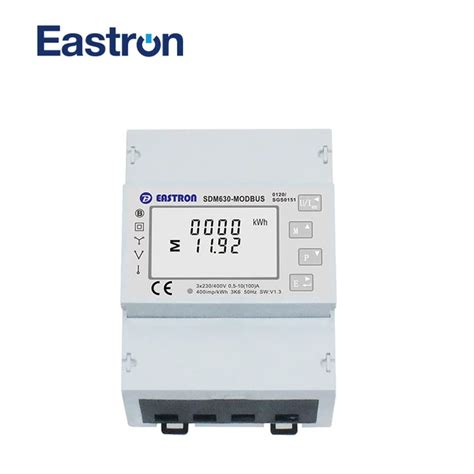 Sdm630m Di Digital Input Rs485 Modbus Din Rail Three Phase